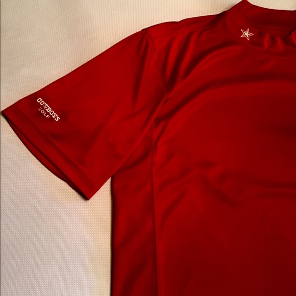 Shirts | Mens Cowboys Mock Turtleneck Golf Shirt | Poshmark
